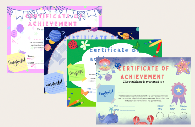 شهادات انجليزي – أوراقي